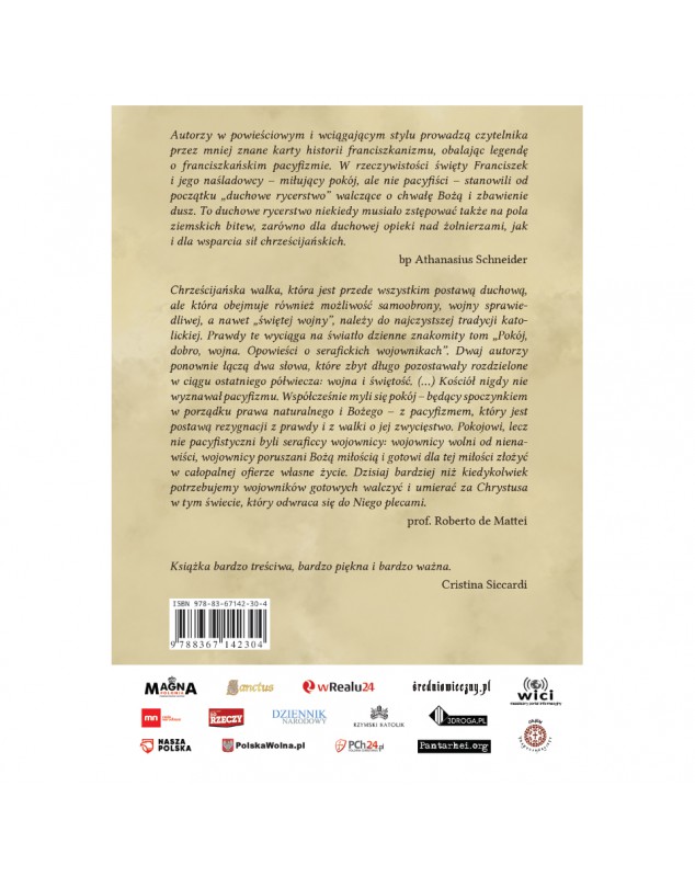 Pokój, dobro, wojna Ambrogio Maria Canavesi Wawrzyniec Maria Waszkiewicz